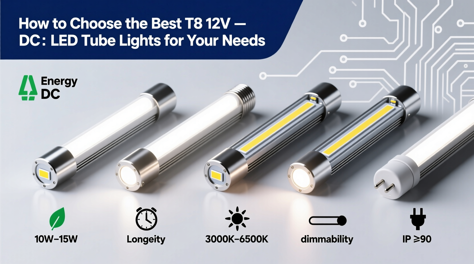 How to Choose the Best T8 12V DC LED Tube Lights for Your Needs