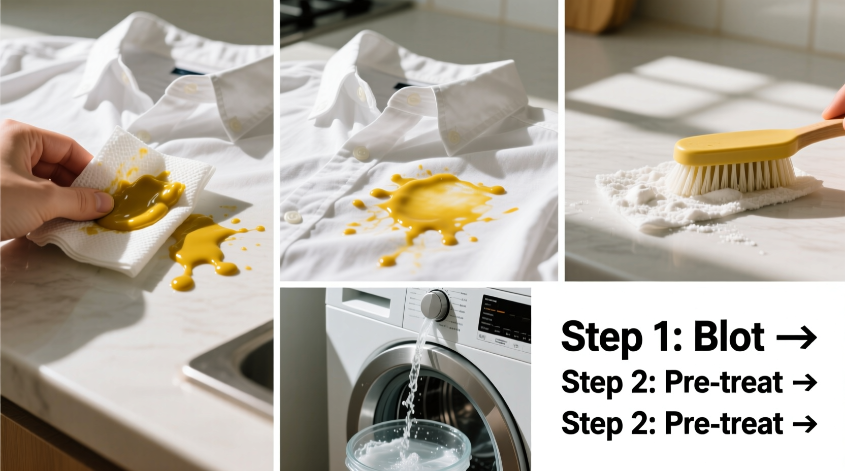 Remove Mustard Stains: 5 Proven Methods That Actually Work