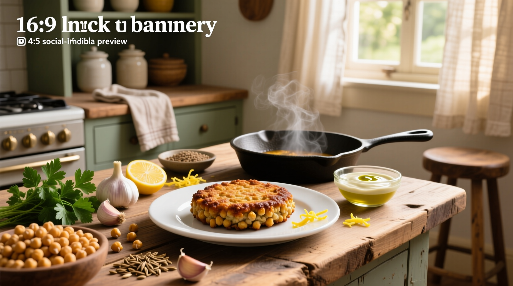 How to Make Fried Chickpea Patties: A Simple Guide