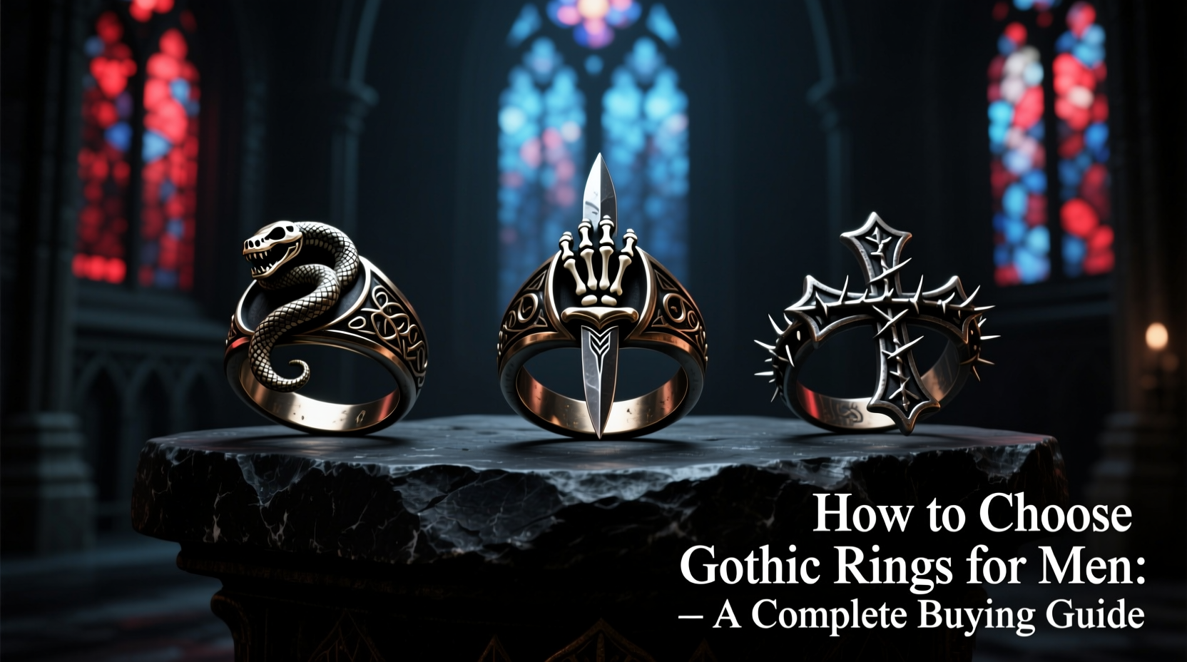 How to Choose Gothic Rings for Men: A Complete Buying Guide