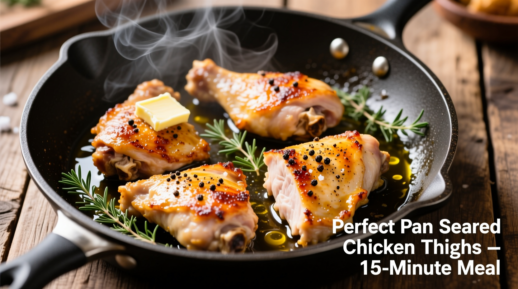 Perfect Pan-Seared Chicken Thighs: Foolproof Method in 30 Minutes