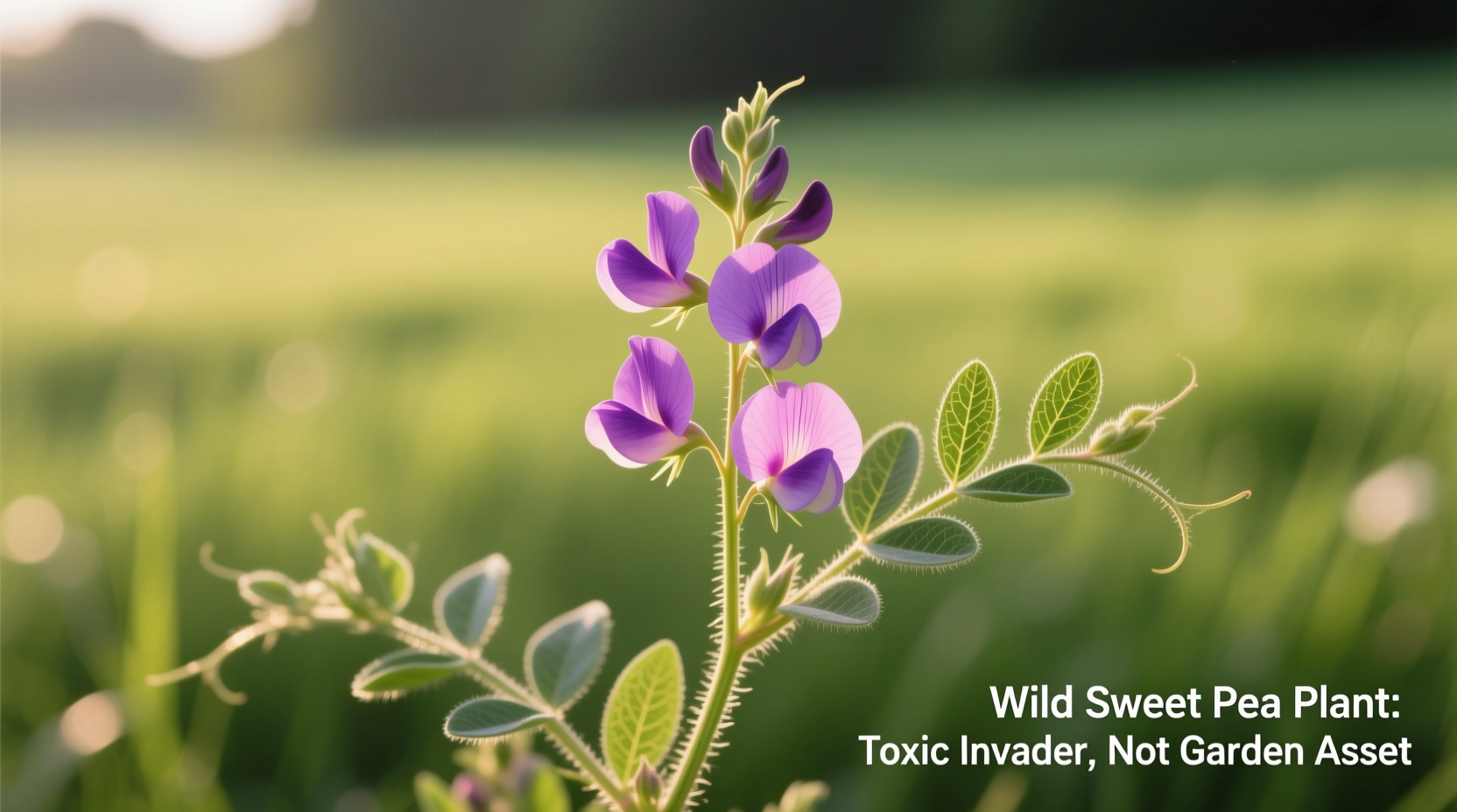 Wild Sweet Pea Plant: Toxic Invader, Not Garden Asset