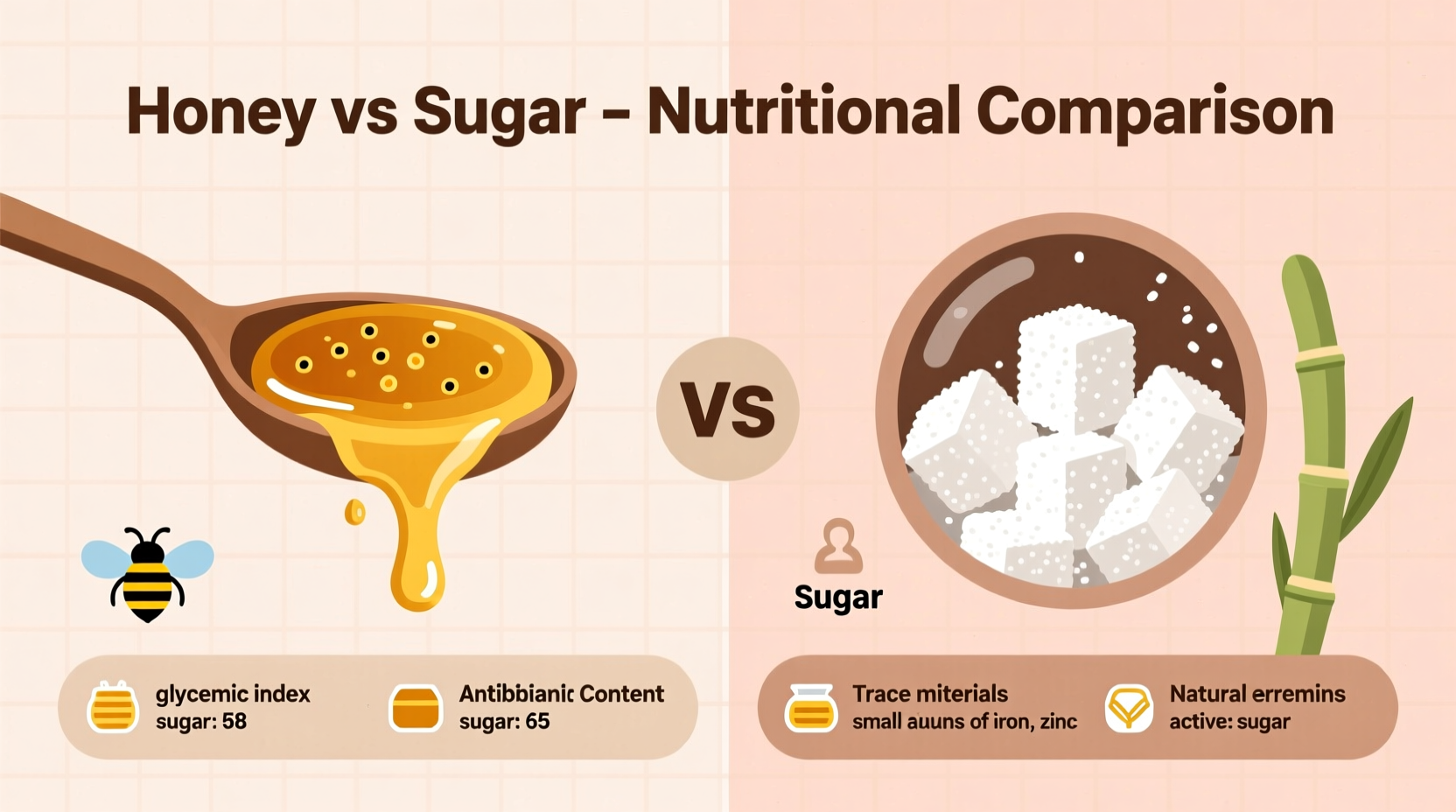 Honey vs Sugar: Evidence-Based Health Comparison