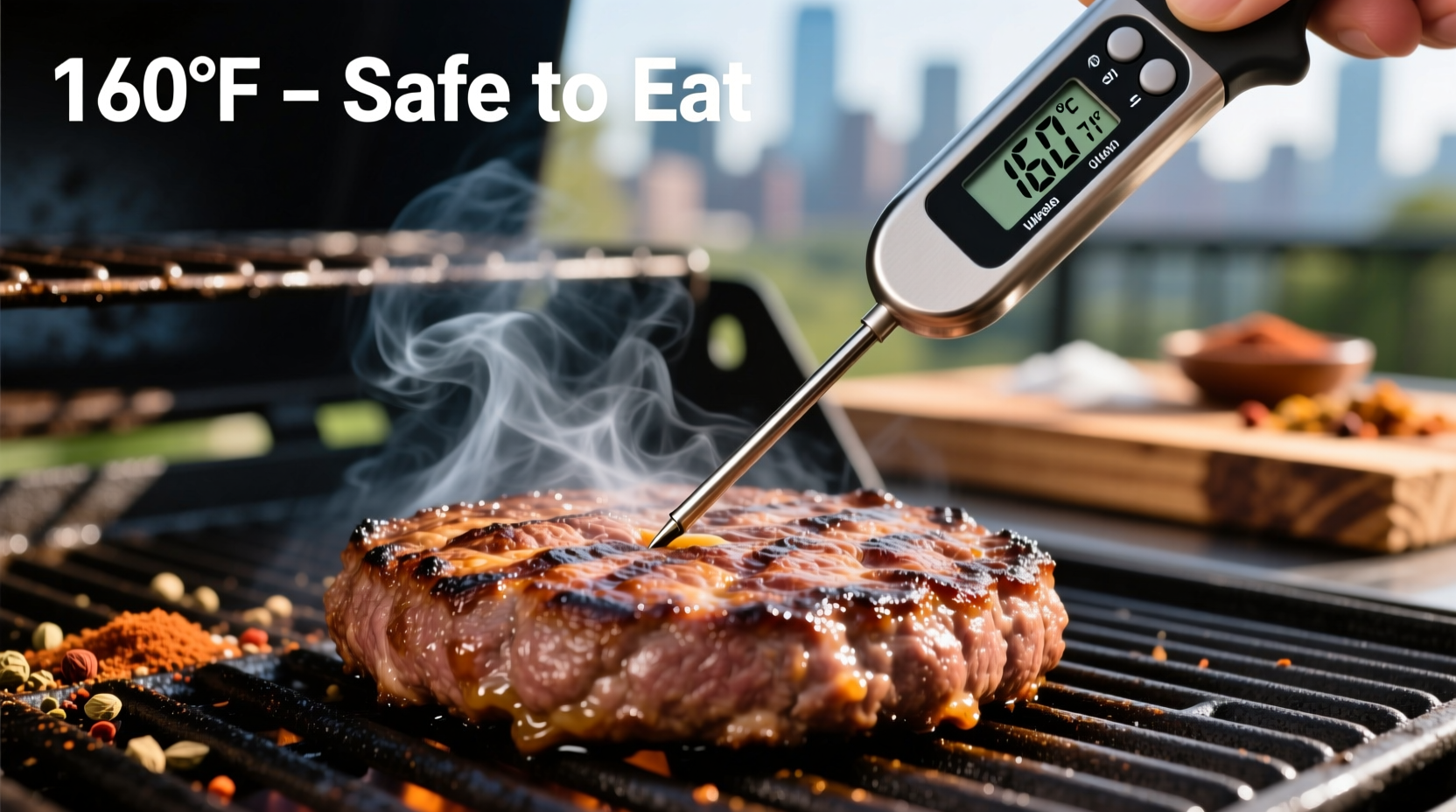 Perfect Burger Grill Temperature: 375-450°F for 160°F Burgers