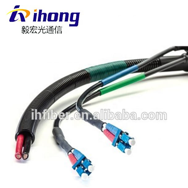Hybrid Optical Fiber Cable 2 Fiber & 2 Copper for Base Stations - Ideal ...