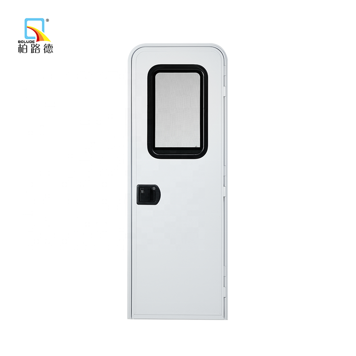 Custom Aluminum RV Entry Door Panel with Double Safe Lock