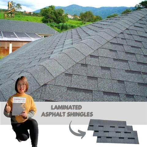 Architectural Asphalt Roofing Shingles - Durable, Waterproof Bitumen ...