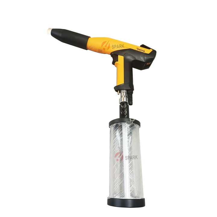 Electrostatic Powder Coating Spray Gun with Small Powder tank Style ...