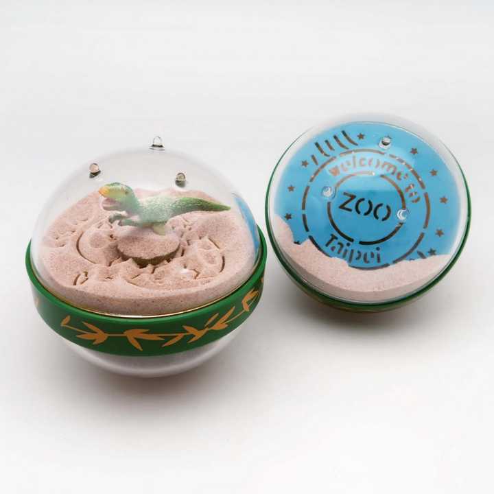 Dino Land Sandglobe - Dinosaur Souvenir Paperweight