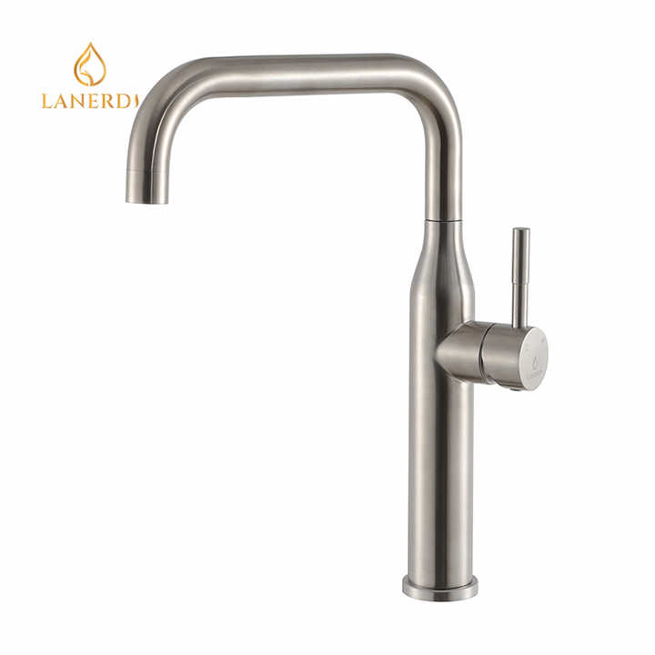 Vessel Stainless Steel 304 Inox Bathroom Washbasin Basin Faucet ...