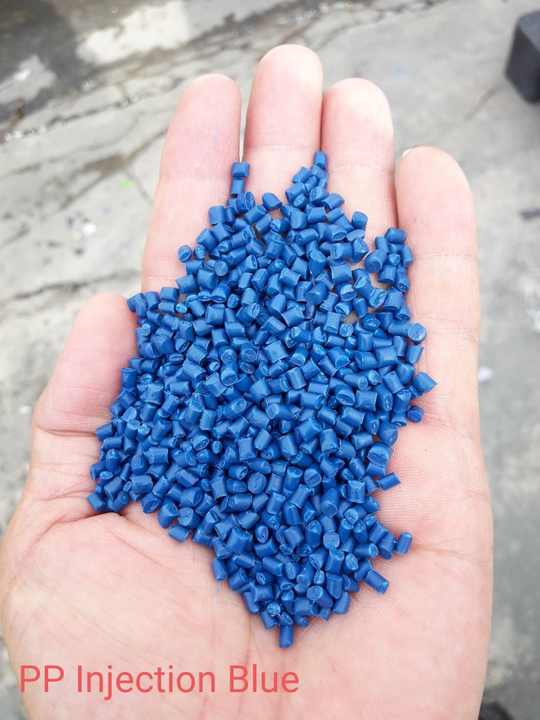 Recycled Blue Injection Grade PP Plastic Granules High Appearance ...
