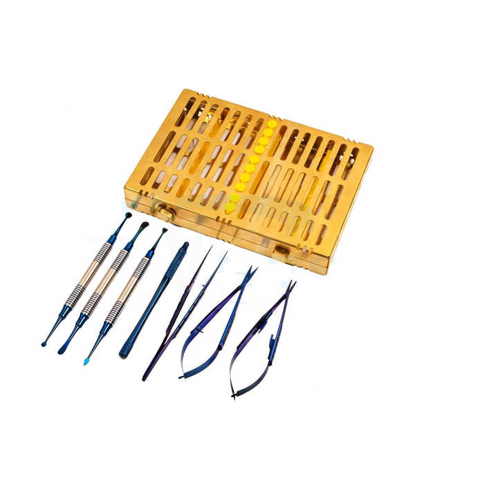 Stainless Steel Cataract Surgical Kit Microsurgery Instrument Set ...