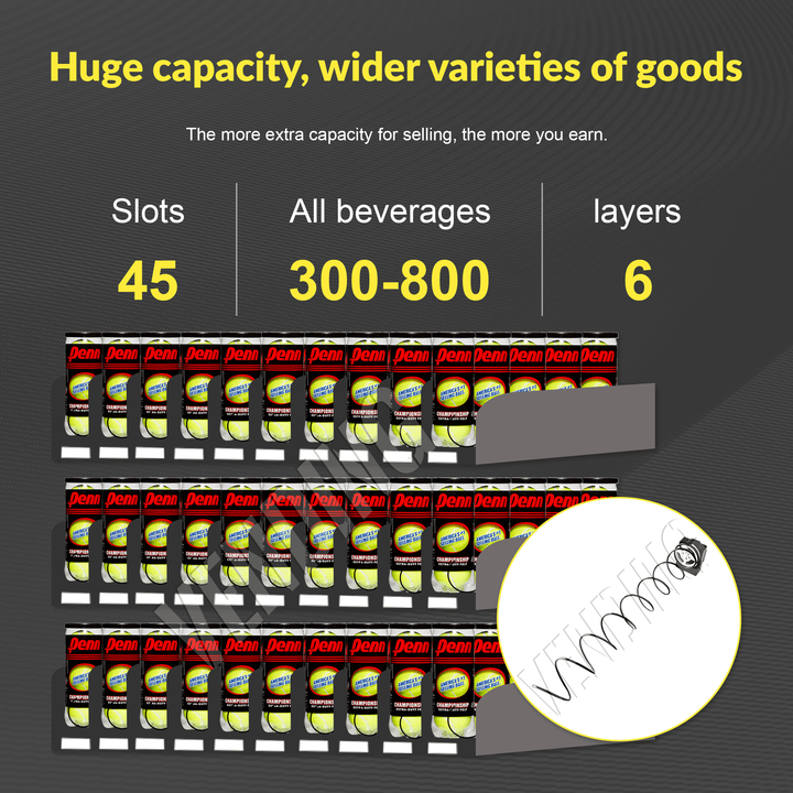 Vending Machine with Rental System for Padel Rackets & More