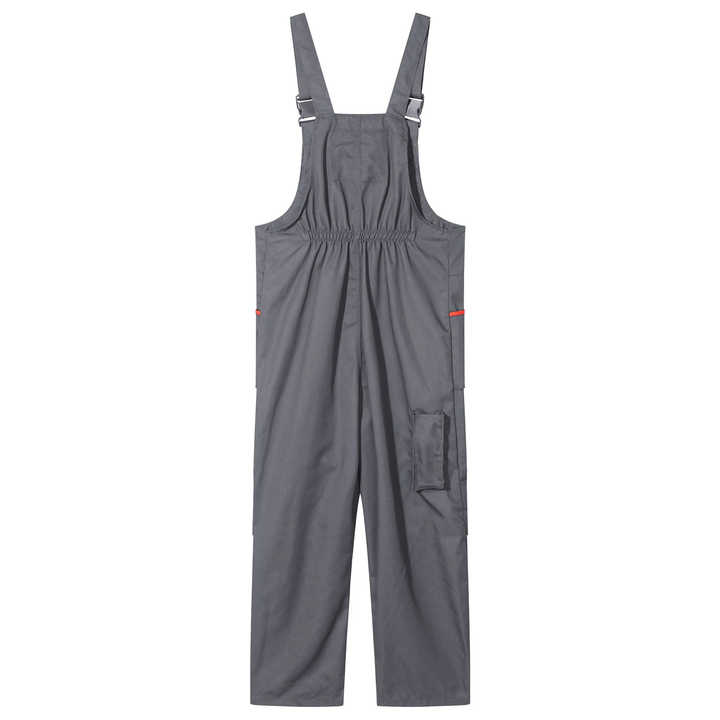 Industrial Safety Workwear Bib Multi Pockets Reflective Workwear ...