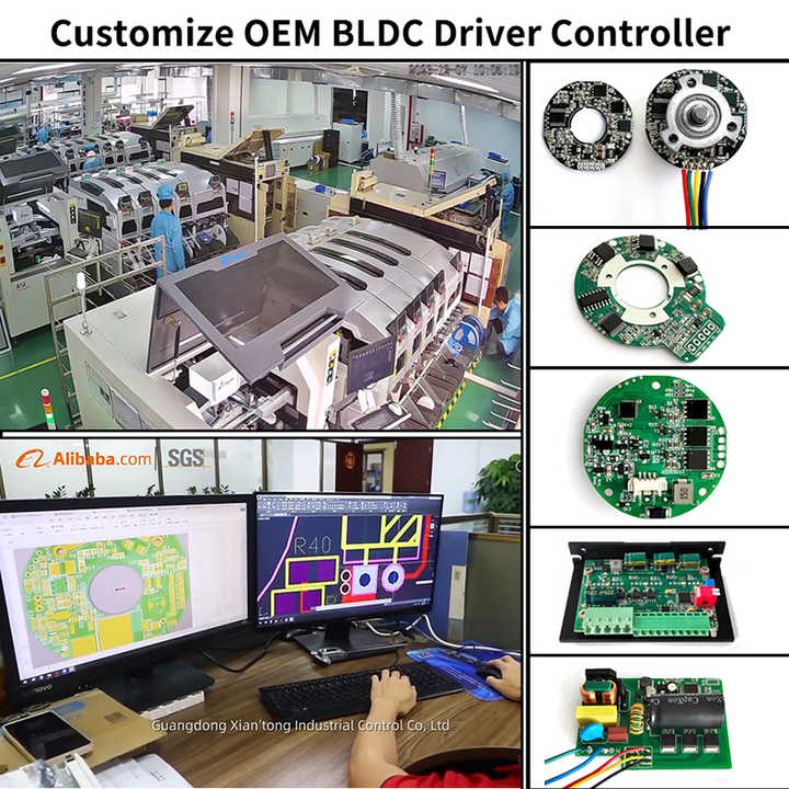 AC to DC FG PWM BLDC Motor Drive Control Circuit Board Ec Fan Speed ...