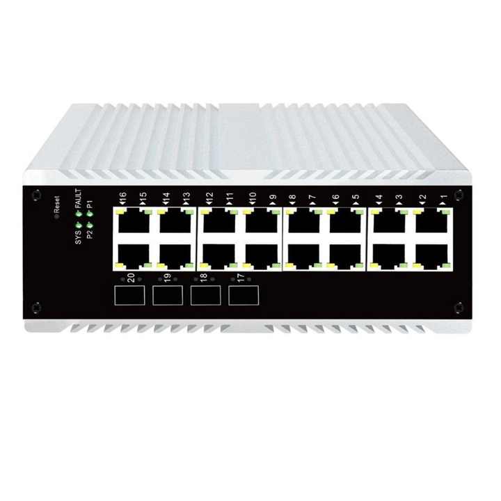 Mootek MT-IEMS-20P-4SFP Switch - 20 Ports with SFP Uplinks