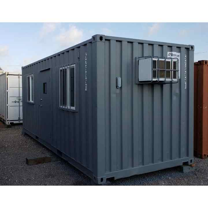Prefab Container With Two Windows Portable Temporary Housing| Alibaba.com