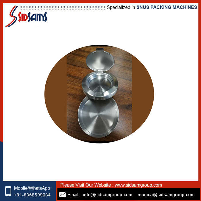 India Bulk Manufacturer of Round Stainless Steel Snus Can