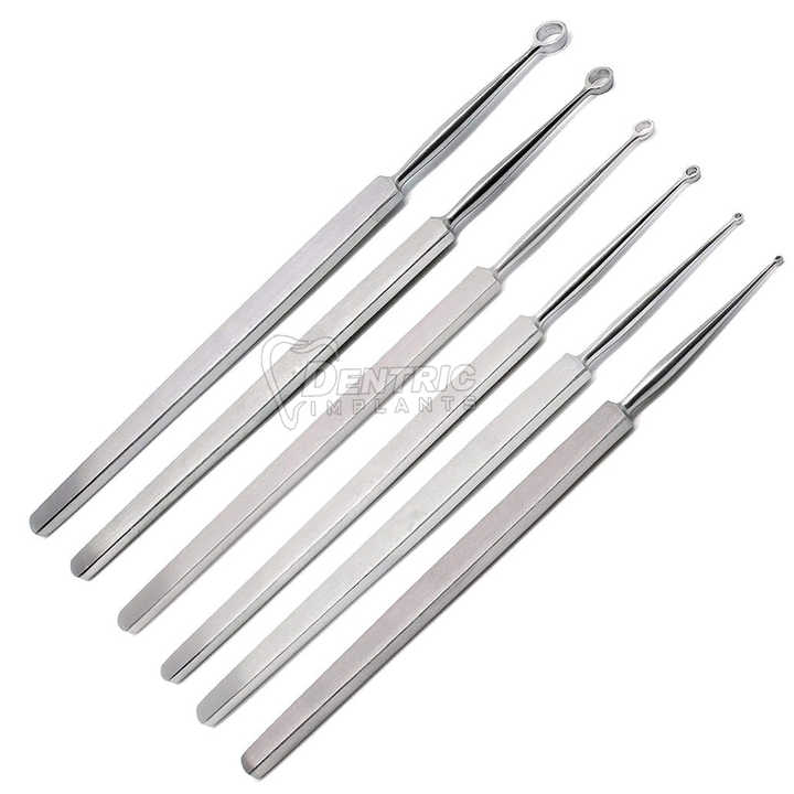 Hot Sales Professional Fox Dermal Curettes 6mm Buck Ear Curette ...