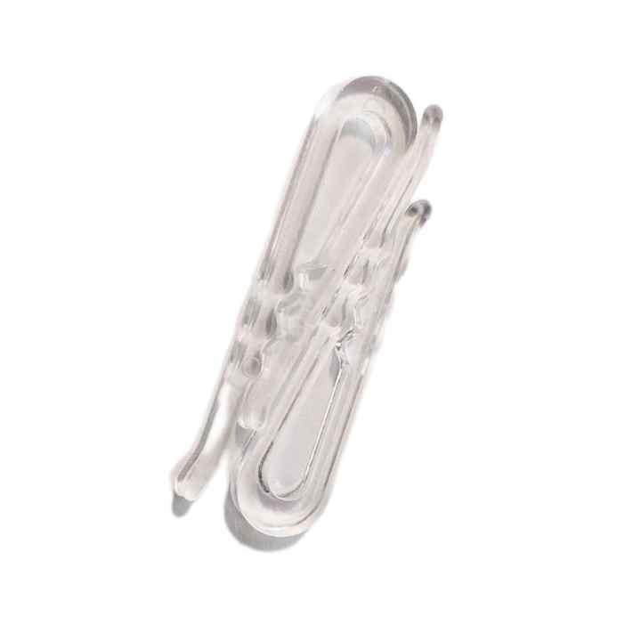 Clear Durable Plastic Clips for Shirt Packaging - Free Sample