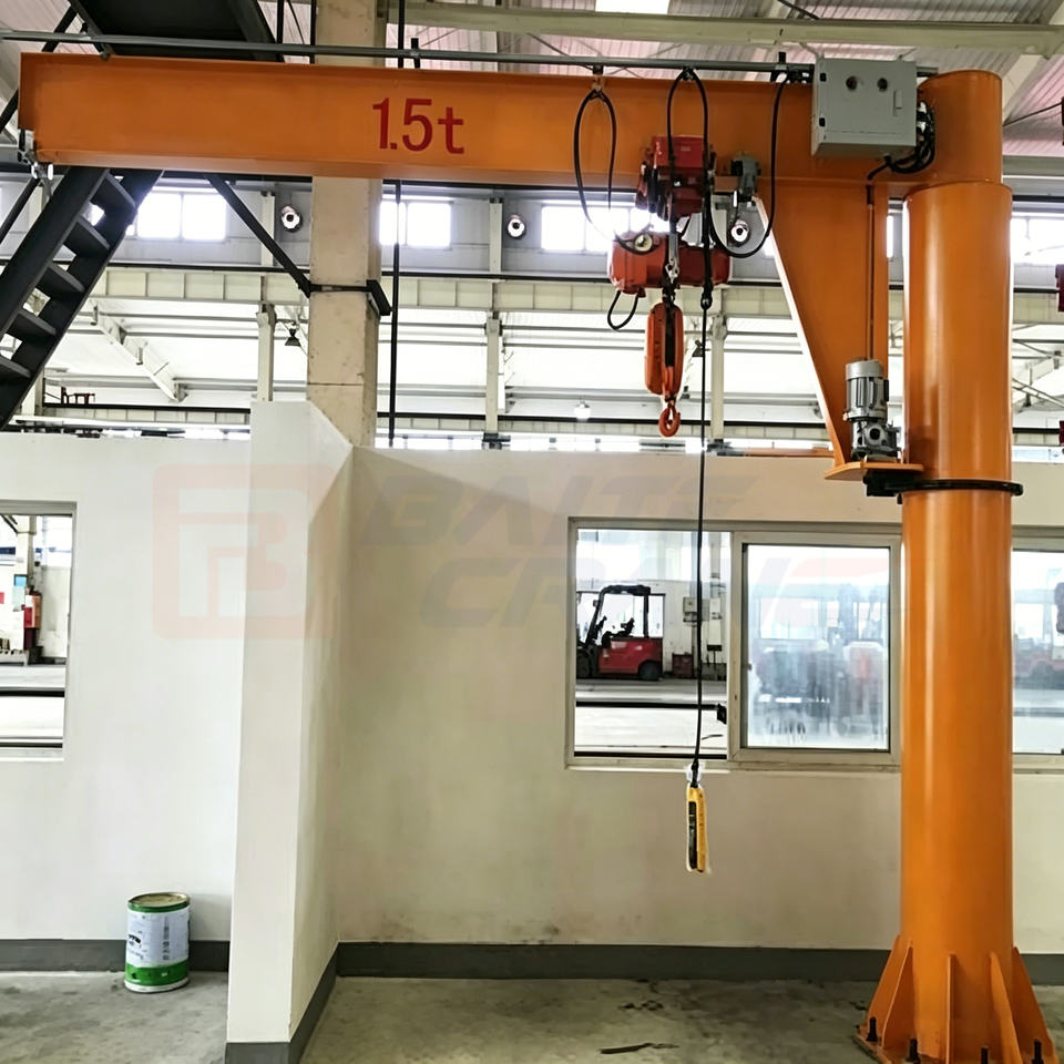 Professional Crane Exporter Large Span Jib Crane Rotation Angle 360 for ...