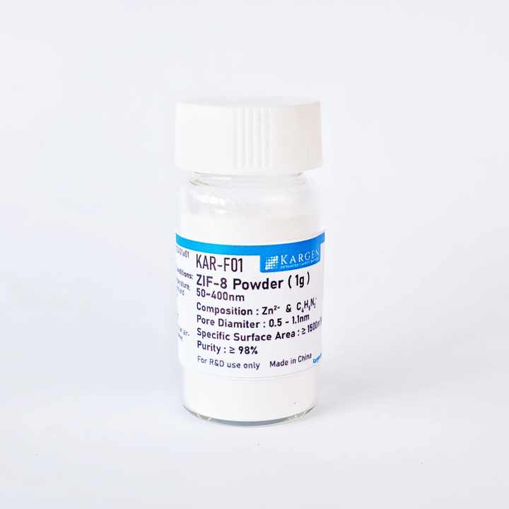 ZIF-8 Mofs - High Surface Area, White Powder for Gas Adsorption