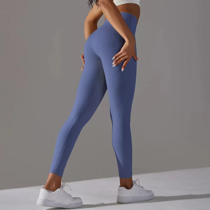 Women's 80% Nylon 20% Spandex 220 Gram Gym Pants Elastic Waistband ...