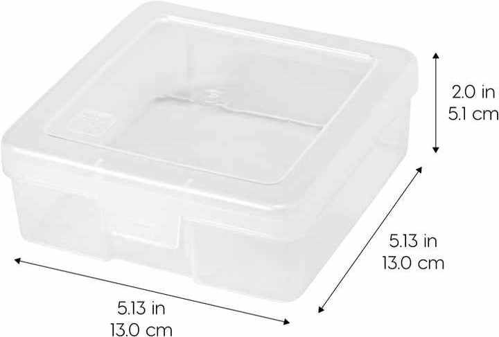 Merryart Craft Stackable clear Small Containers See Through ...