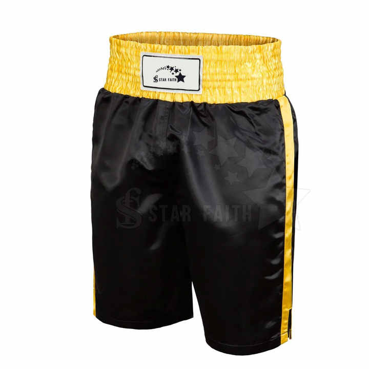Professional Men Boxing Shorts Durable Fabric Custom Logo Fight Wear ...