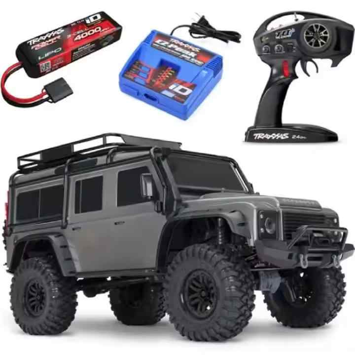 TraxxasTRX-4 LandRover-Defender RC 4x4 Rock Crawlers RTR W/3S LiPoCOMBO ...