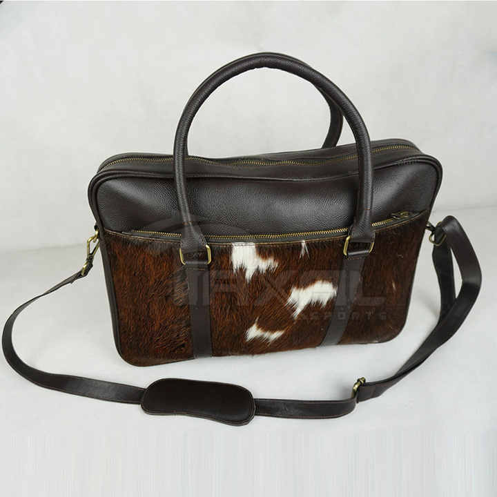 Durable Material Quality Made Cowhide Leather Laptop Bag Hot Sale ...