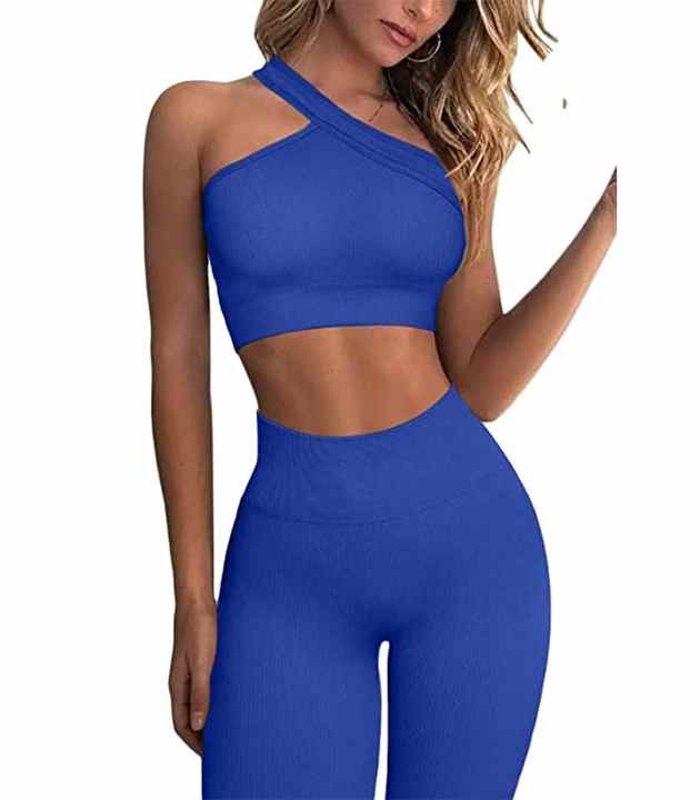 3 Piece Workout 2 Piece Sports Set Women Yoga Set 2021 Activewear Sets ...