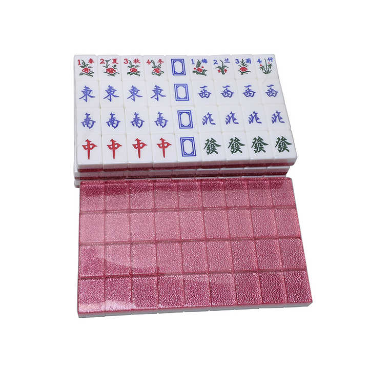 Custom Portable Mahjong Tiles - Classic Chinese Set