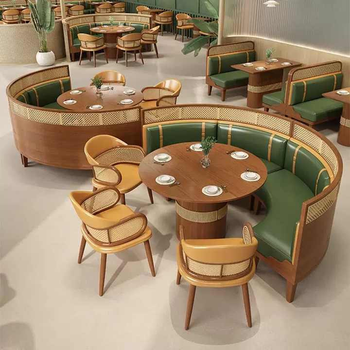 U-shape Restaurant Booth Seating - Perfect for Hotels & Malls