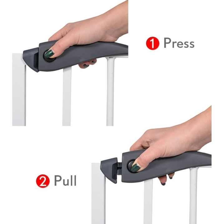 OEM Child and Pet Safety Barrier Gate Set Indoor Use Toilet Friendly ...