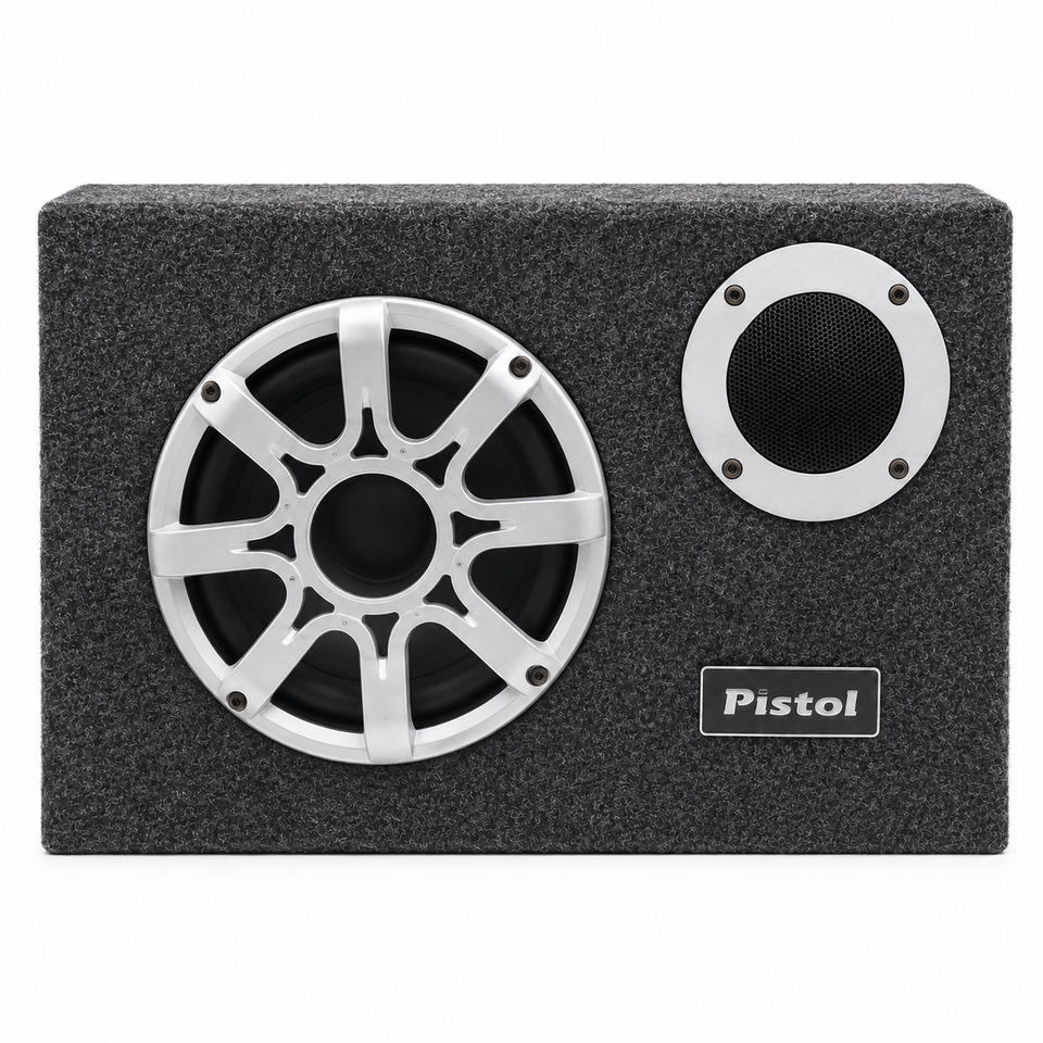 8 Inch Active Car Subwoofer Box 116 12V USB SD MP3 Built-in Amplifier ...