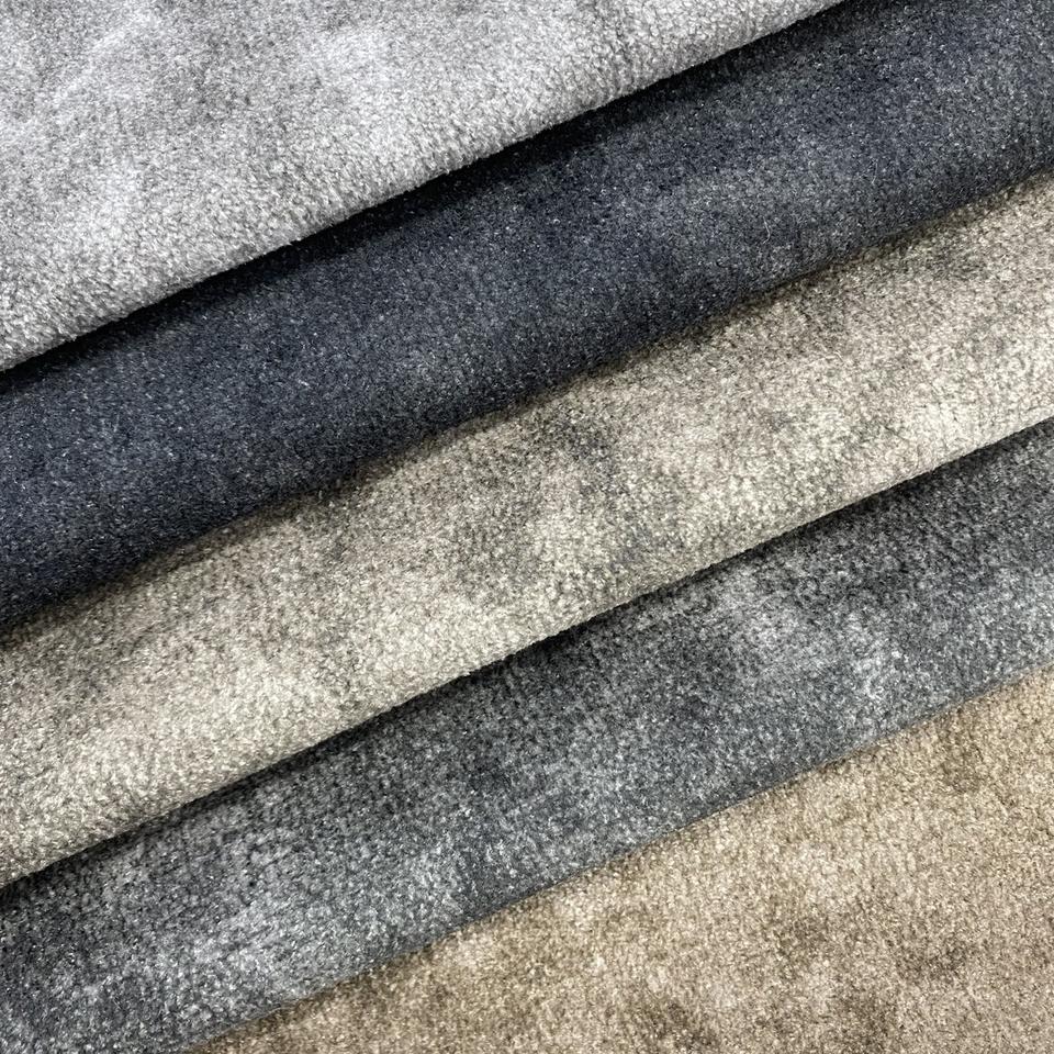 Upholstery Fabric 100%Polyester Knitted Velvet Fabric for Home ...