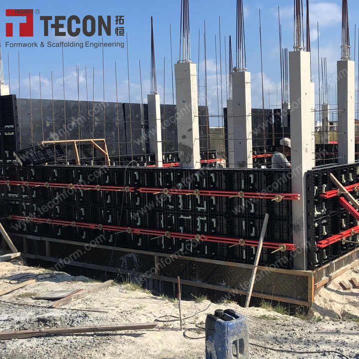 TECON Plastic Formwork Wall Slab Form System for Building Concrete Mold ...