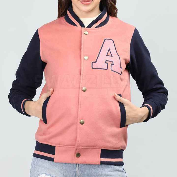 Oversized Women Letterman Jacket Durable Material Letterman Jacket ...