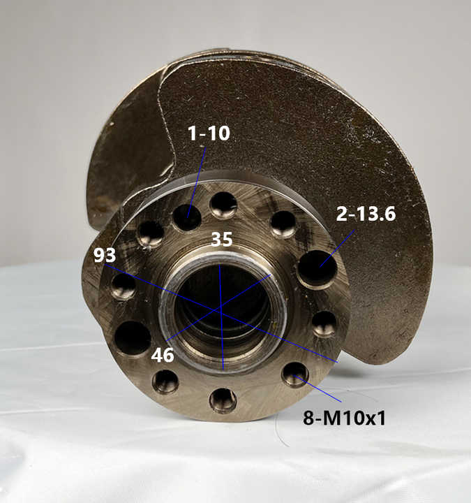 STEM Crankshaft M272 for Mercedes Benz OEM 2720300201 3.5L V6 Gasoline ...