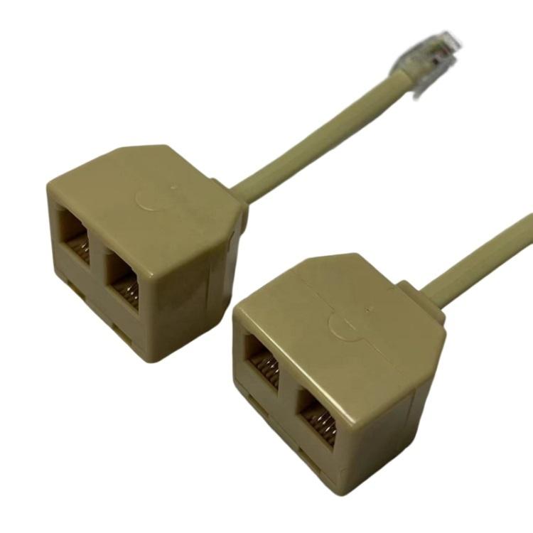 Headphone Splitter RJ9 4P4C Male to 2 Female Products from GENERAL JACK INTERNATIONAL (SAMOA) CO ...