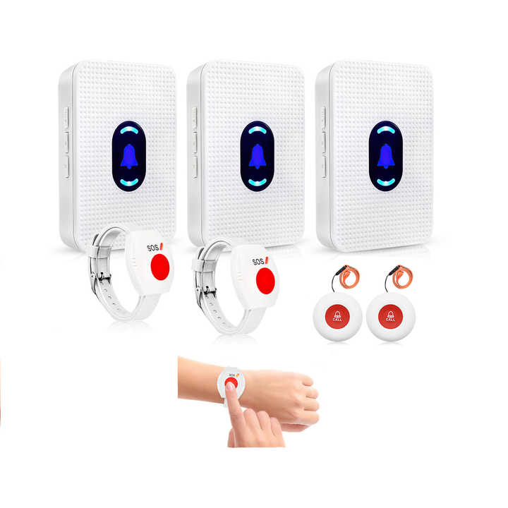 Daytech Wireless Caregiver Pager - Elderly Nurse Alert System