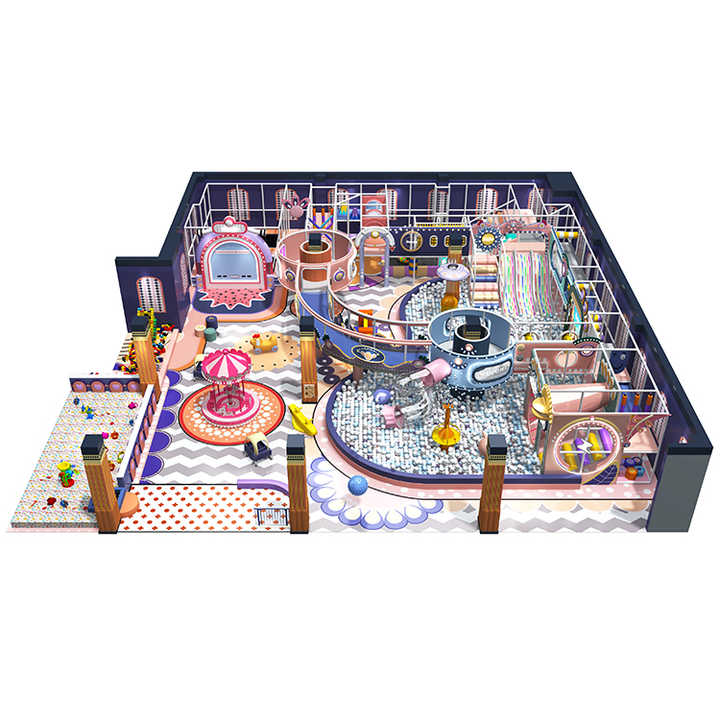 Plastic Tubes Slide Carousel Interior Playground Indoor Home Soft Play ...