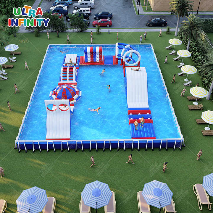 Inflatable Water Park - Fun Floating Games for Lakes