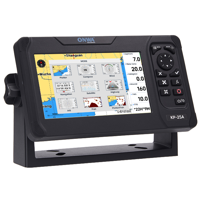 KP-27A (NEW!) ONWA 7 inch GPS Chart Plotter with Class B AIS transponder| Alibaba.com
