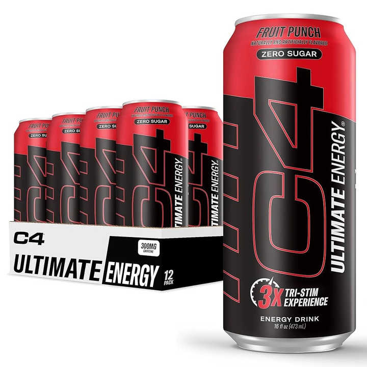 C4 Energy Drink Explosive Energy, Vitamins & Aminos, Wholesale Pack ...