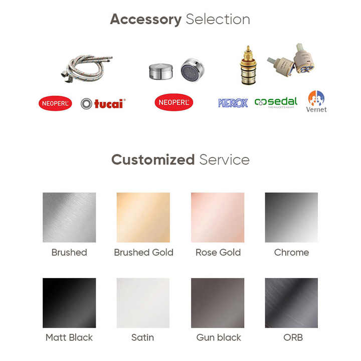 Stainless Steel High Arc Watermark Faucet for Kitchen