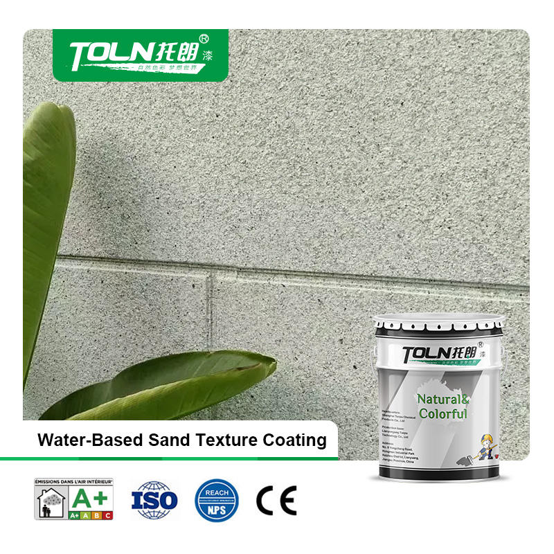 Free Sample Facade Waterproof Stone Paint Weather Resistant High ...