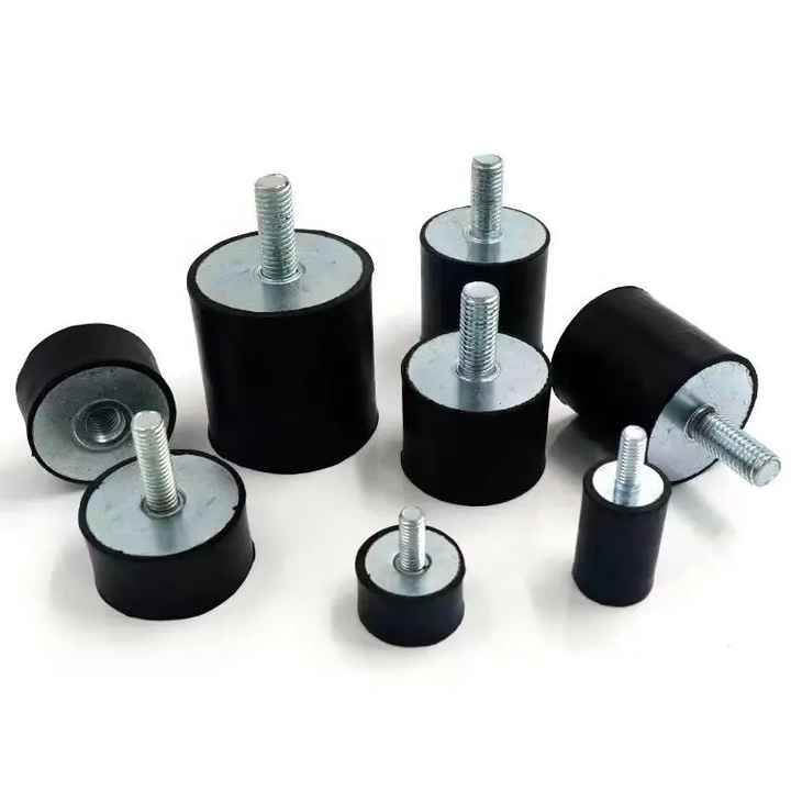 Industrial Anti-Vibration Rubber Bumper Silent Block Dampers Threaded ...