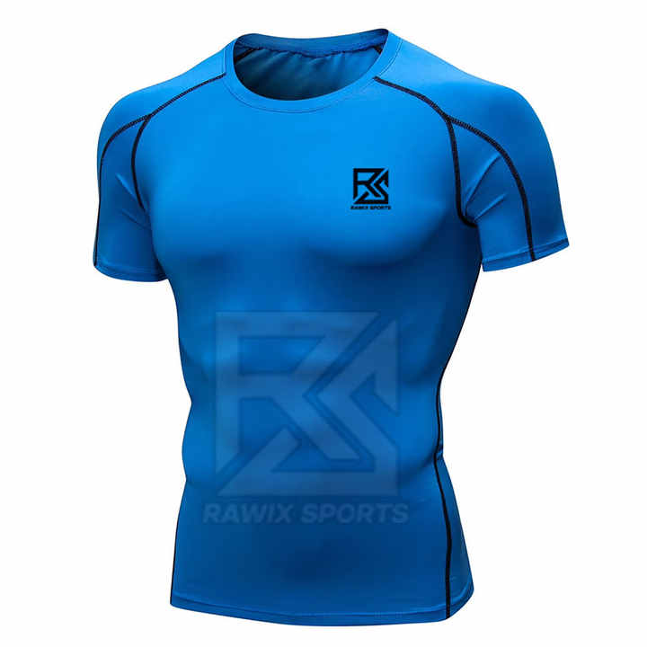 Hot Selling Custom Logo Compression T Shirts Breathable Athletic Gym T ...